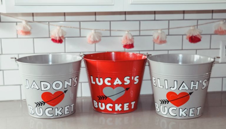 Love Buckets for Valentine's Day
