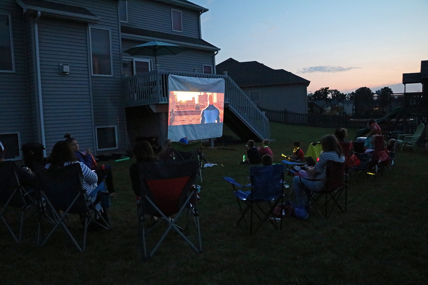How To Host An Outdoor Movie Night In Your Backyard - Incredibles Theme
