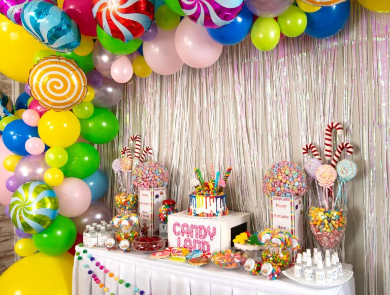 Candy Land Birthday Party with Candy Bar