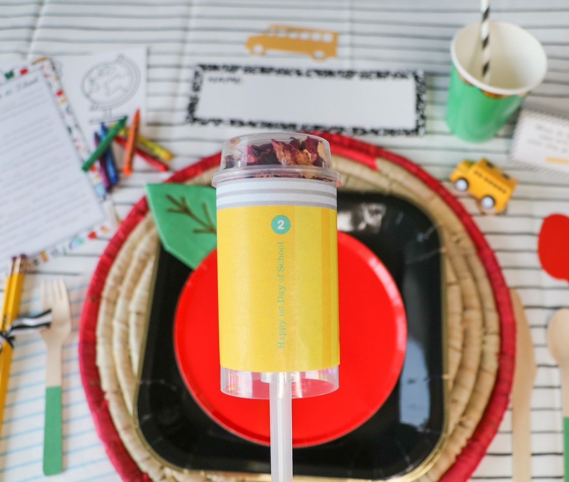 DIY Pencil Confetti Popper for Back to School